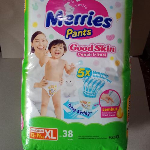 Jual Pampers Merries Jumbo Merries Good Skin XL 38 - Kab. Wonogiri ...