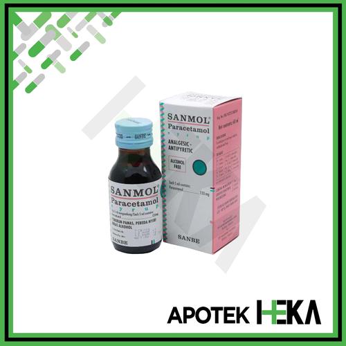 Jual Sanmol Syrup 60 ml - Sirup Paracetamol Demam - Kab. Bogor - Apotek ...