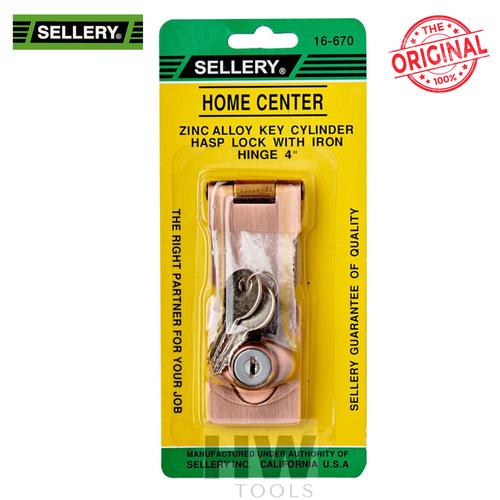 Jual Sellery Grendel Kunci Overval 4" Engsel Plat Gembok 4" 16-670 ...