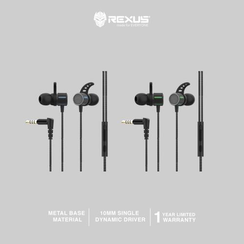 Promo Earphone Rexus Gaming Magnetic EP5 + Mic with control Volume ...