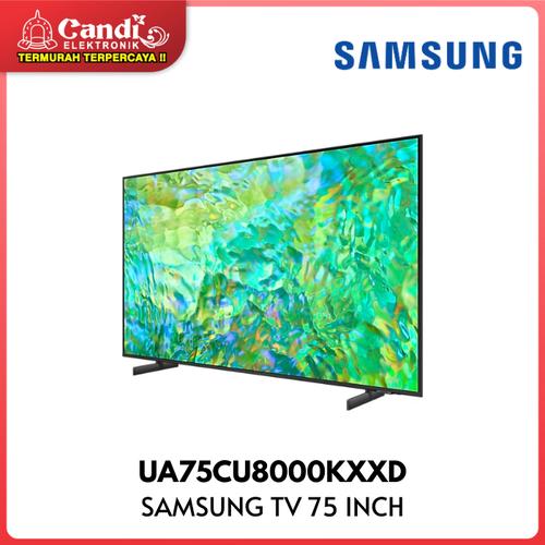 Promo SAMSUNG 75CU8000 SMART TV Crystal UHD 4K 75 Inch UA75CU8000KXXD Cicil 0% 3x - Kota ...
