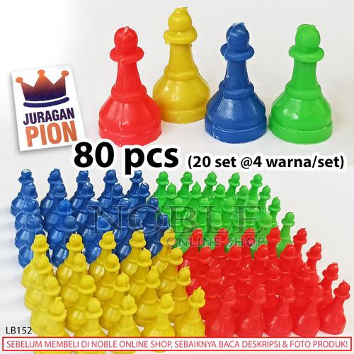 Jual 80 pcs Bidak Juragan Pion Catur Pelengkap Dadu Mainan Board Game ...