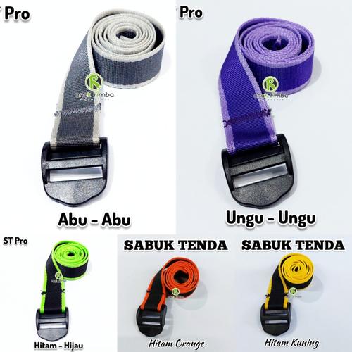 Jual Sabuk Tenda Dome. Tali Pengikat Strap Tenda Dome - Hitam kuning ...