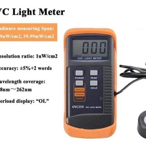 Jual Ultraviolet C Meter UVC-254 UV C UVC Light Detector Tester UVC254 ...