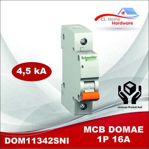 Jual MCB Schneider Domae 1 Phase 16 Ampere Original SNI, 1p 16a 1pole - Jakarta Barat - CL home ...