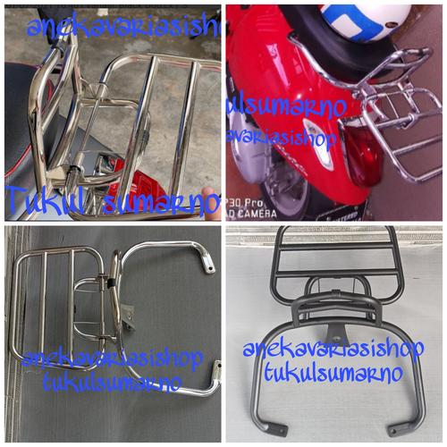Promo Back Rack news Vespa matic Primavera Sprint LX S Lxv dan GTS ...