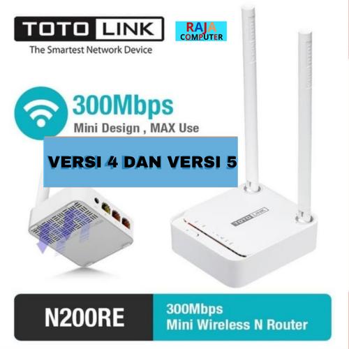 Jual Mini Wireles Router 300Mbps Totolink N200RE V4 Totolink N 200RE V4 ...