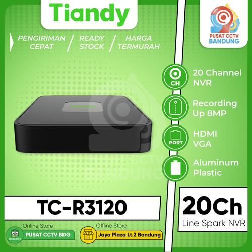 Jual NVR Tiandy TC-R3120 20 Channel NVR Support IP Camera - Kota ...