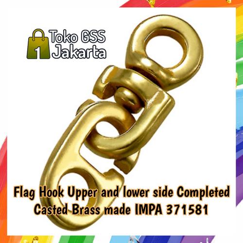 Jual Flag Hook Upper and lower side Completed Casted Brass made IMPA ...