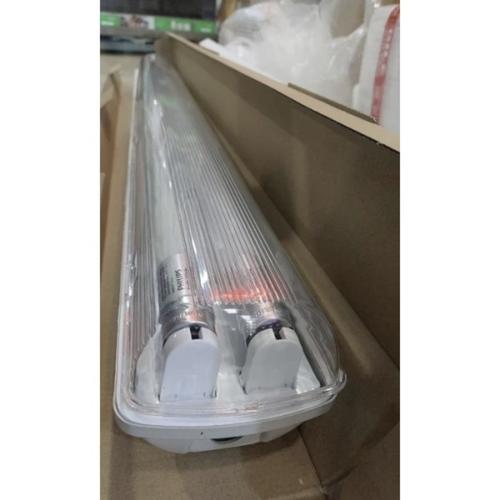 Jual Kap Waterproof led 2x36 Set lampu Tl Ecofit 18 Watt 2x18 W Philips ...