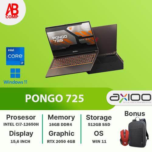 Jual AXIOO PONGO 725 CORE i7-12650H 16GB 512GB RTX 2050 4GB 15,6 WIN11 ...
