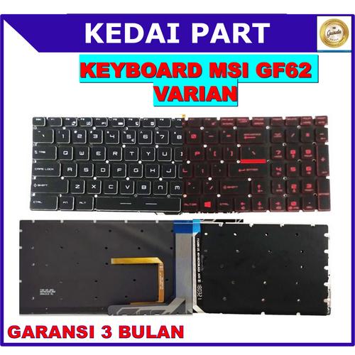 Jual Keyboard MSI GF62 GF65 GF75 GL63 GL65 GL73 GL75 GP63 GP65 GP73 ...