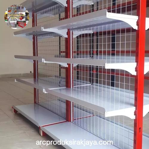 Jual harga rak besi 2 pcs supermarket double joing panjang 90 lebar ...