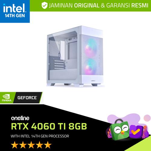 Promo PC Rakitan RTX 4060 Ti 8GB ASUS Dual White | Intel 14th Gen ...