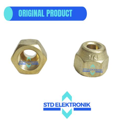 Jual Mur double nepel ac 1/4 - Nut nepel ac - Penyambung pipa ac 1/4 - Kota Bekasi - STD ...