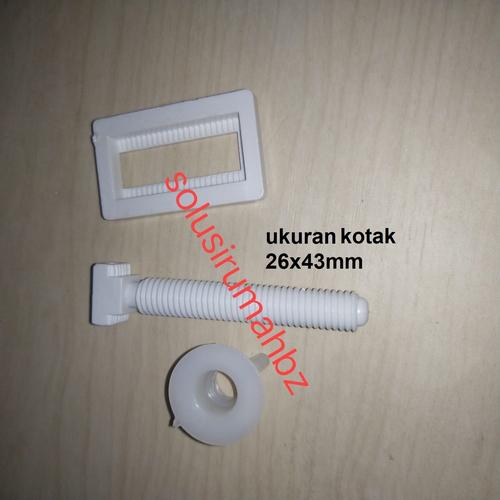 Jual Perbiji BAUT CLOSET KEPALA KOTAK PERSEGI PANJANG pilih ukuran mur ...