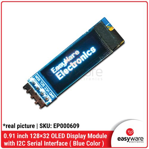 Jual OLED 128X32 0.91 inch I2C LCD Display module - Biru - Kota Bandung ...