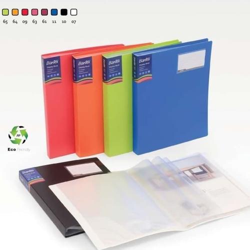 Jual BANTEX Clear Holder / Display Book A4 20 Pockets 3143 - BLACK ...