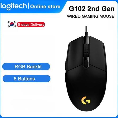 Jual Logitech_G102 Lightsync 2Nd Gen Gaming Mouse 6 Buttons 8000 ...