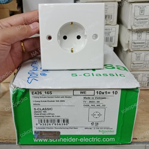 Jual Stop Kontak Schneider Clipsal Classic E426_16SWE - Jakarta Pusat ...