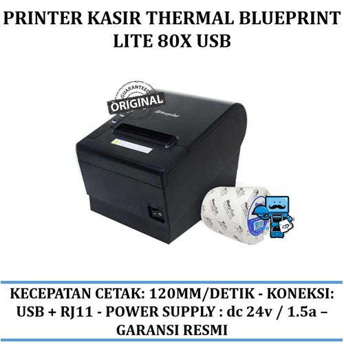 Jual Printer Kasir Thermal Blueprint Lite 80x USB + RJ11 - Original ...