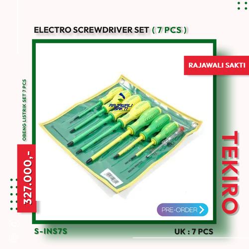 Jual TEKIRO SET OBENG LISTRIK 7 PCS /OBENG SET LISTRIK - Kota Palembang ...