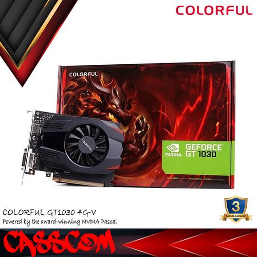 Jual VGA COLORFUL GT 1030 4GB DDR4 Nvidia GeForce GT1030 4G-V 64bit ...
