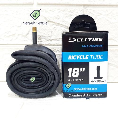 Jual BAN DALAM SEPEDA 18 X 2.125 3.0 SWALLOW AV 35MM DELI TIRE 18X3.0 - AV 35MM - Jakarta Utara ...
