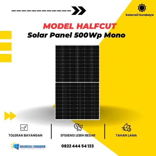 Jual Panel Surya Solar Panel 500Wp Monocrystalline Halfcut Surabaya ...