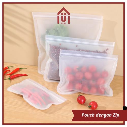 Jual UNISO - POUCH ZIP LOCK DOFF KANTONG PLASTIK ZIPLOCK FOOD STORAGE ...