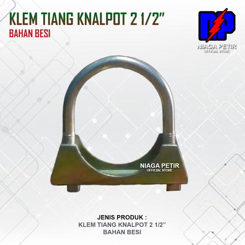 Jual KLEM TIANG PENANGKAL PETIR KNALPOT U BOLT UKURAN 2 1/2 IN - Kab ...