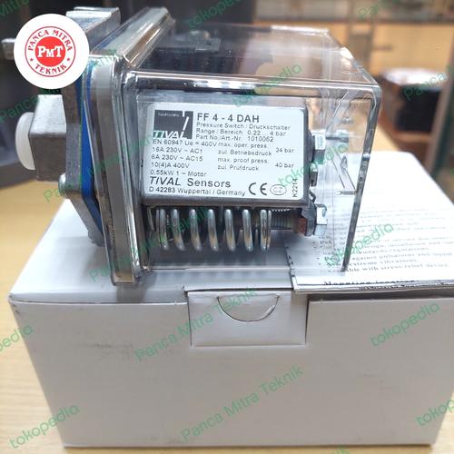 Jual Pressure Switch TIVAL FF 4 - 4 DAH / Pressure Control TIVAL 4 Bar ...