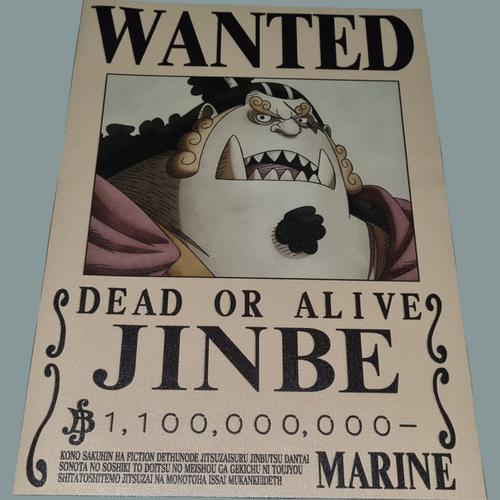 Jual BOUNTY POSTER JINBEI SPESIAL Canvas!!! - Kota Semarang - HOBI Mr.K ...