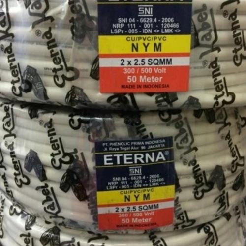 Jual Kabel Eterna NYM 2x2,5mm Kawat Tunggal Tembaga - Kota Bekasi - Surya 189 | Tokopedia