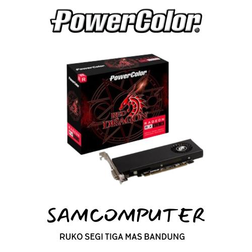 Jual VGA PowerColor Red Dragon Radeon RX 550 4GB GDDR5 - LOW PROFILE ...
