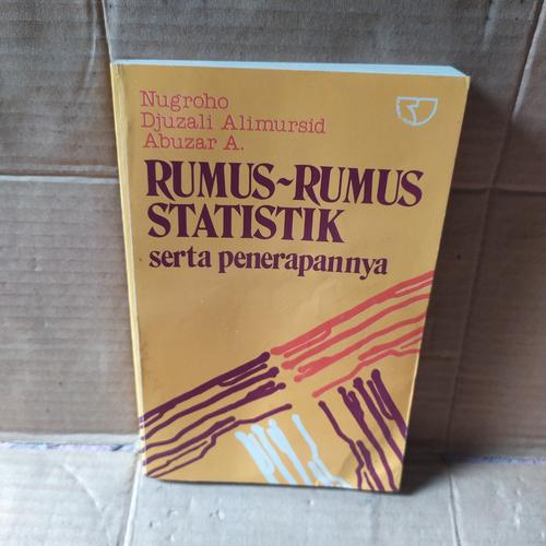 Jual BUKU RUMUS-RUMUS STATISTIK SERTA PENERAPANNYA - Jakarta Timur ...