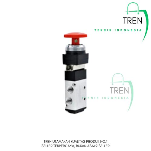 Jual Pneumatic Mechanical Hand Valve 3 Lubang 3/2 Type Push Button Lock - Jakarta Barat - TREN ...