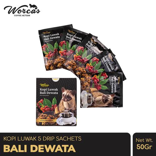Jual WORCAS Kopi Luwak Bali Dewata Drip Filter 50gr - Jakarta Barat ...