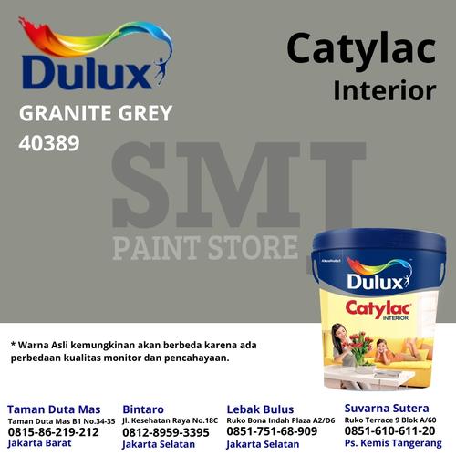Jual Cat Tembok Interior DULUX CATYLAC 40389 GRANITE GREY Ukuran 5kg ...