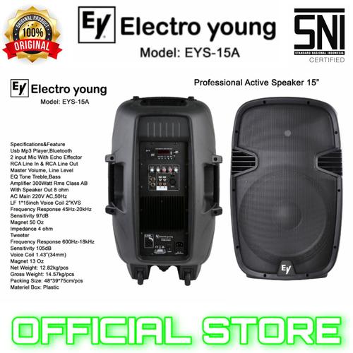 Jual speaker aktif 15 inch original electro young eys 15a speaker ...