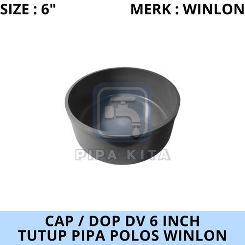 Jual Dop Tutup Polos DV 6 Inch WINLON Cap 6" Pipa PVC Dim - Kota ...