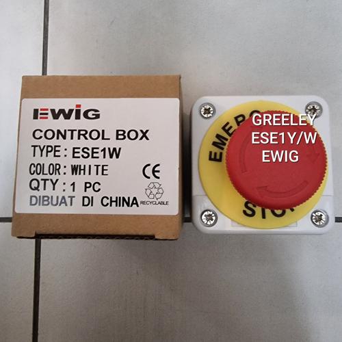 Jual ESE1Y Conrol Box + PushButton Emergency Stop ES542 Kuning Set Ewig - Putih - Jakarta Barat ...