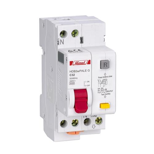 Jual RCBO (ELCB+MCB) Circuit Breaker Himel 30mA 2P 10A 16A 20A 25A 32A 40A - 20A - Jakarta Pusat ...