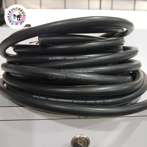Jual kabel listrik NYY 2x1,5mm ETERNA /kabel engkel [ecer per 1 meter ...