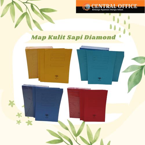 Jual Stopmap Kulit Sapi Diamond 2002/Map Kertas TebalFolio Diamond ...