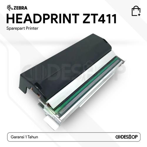 Promo Head Print Zebra ZT411 Headprint Printer Barcode ZT-411 203dpi ...