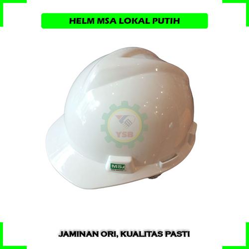 Jual Helm Proyek Safety Helmet Inner Fastrack Putih Merk MSA Lokal ...