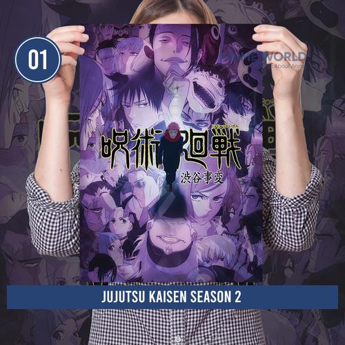 Jual Poster Anime Jujutsu Kaisen: Shibuya Jihen Lengkap Size A3 - JJK ...