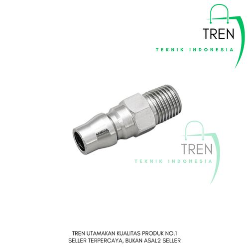 Jual Air Quick Coupler Male Connector Compressor Type PM - 1/2 Inch ...