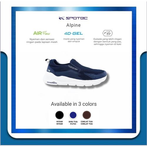Jual SPOTEC Sepatu Walking Alpine Biru Tua - Putih - BIRU TUA/PUTIH, 44 ...